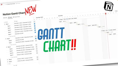 Dynamic Gantt Chart In Notion NEW YouTube