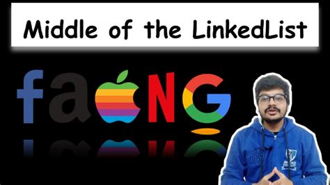 middle of a linkedlist gfg leetcode coding interview question ohmycode youtube