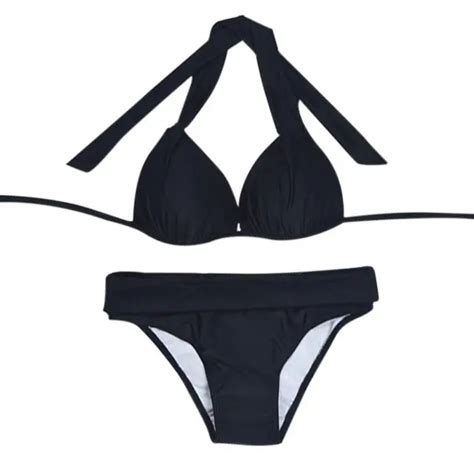 2017 New High Quality Solid Hard Bikini Swimsuit Bikini Sets Beachwear Woman Bikini Set 2017