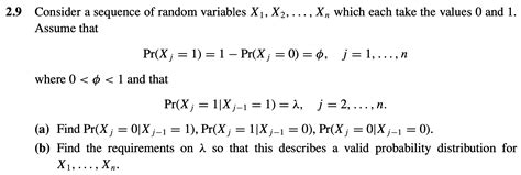 solved consider a sequence of random variables x1 x2 … xn