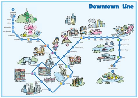 Downtown Line MRT SG On Behance
