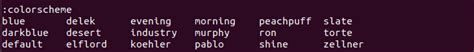 How To Change And Use Vim Color Schemes