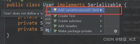 【idea】的一些使用指南 idea serializable自动生成id csdn博客