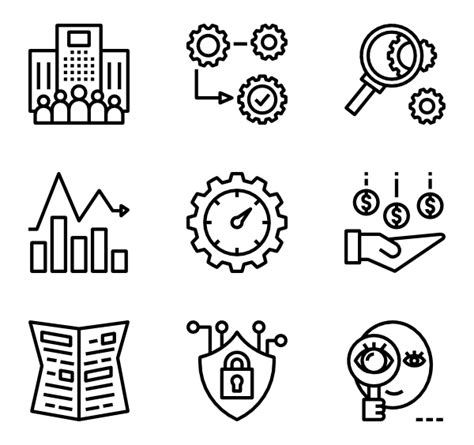 White Text Line Art Font Circle Design Line Pattern Illustration