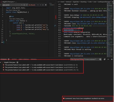 cannot really use the right jdk version without cleaning the workspace · issue 966 · redhat