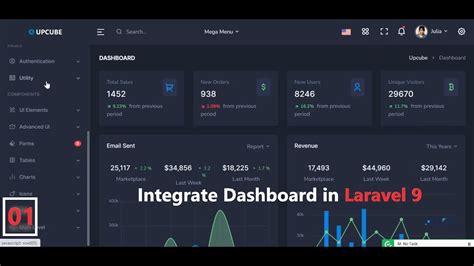 01 Integrate Admin Dashboard In Laravel 9 Intro With Series