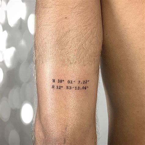 101 Amazing Coordinate Tattoo Designs You Need To See Coordinates