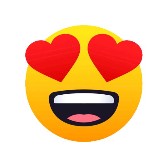 Các biểu tượng cảm xúc đáng yêu cute heart eyes emoji Vui nhộn và thú vị