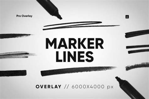 70 Marker Lines Overlay Graphic By CCPreset Creative Fabrica