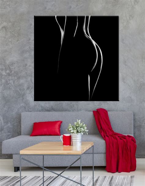 Nudity Wall Art Erotic Canvas Erotic Art Decor Female Etsy