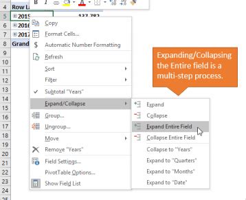 Expand And Collapse Entire Pivot Table Fields VBA Macro Excel Campus