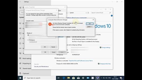 How To Resolve Unable Join Domain Windows 10 YouTube
