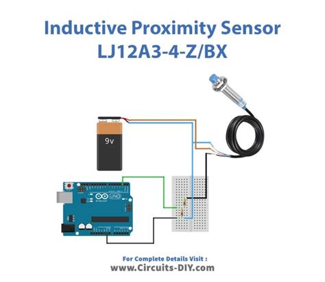 Interfacing Inductive Proximity Sensor Lj12a3 4 Zbx With Arduino Arduino Sensor Arduino
