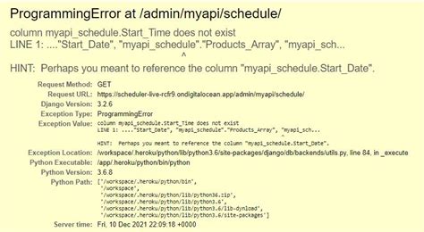 Database Django Model Does Not Exist Error When Accessing Tabel From