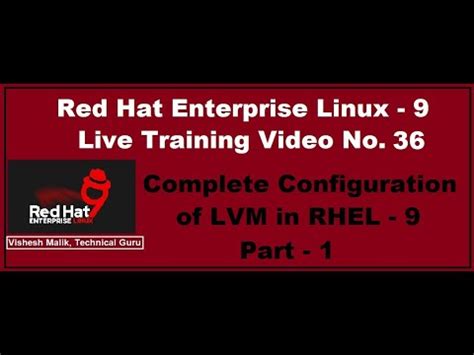 Configuration Of LVM In RHEL 9 Part 1 Create PV VG LV LVM In