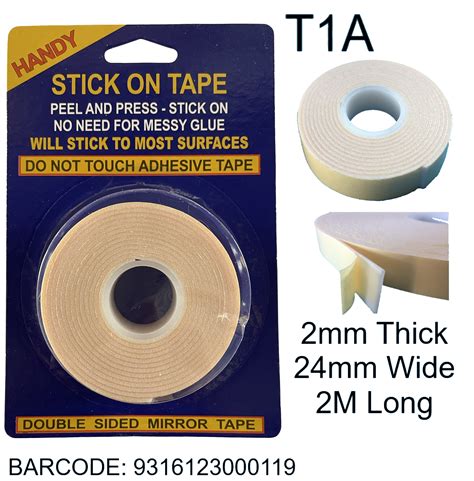 T1a Double Sided Mounting Foam Tape Handy Hardware