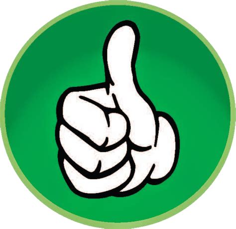Green Thumbs Up Png Free Logo Image