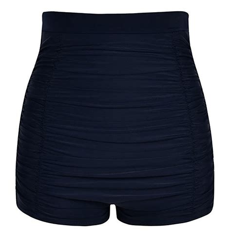 Steady Clothing Women S Super High Waist Swim Shorts Tummy Control