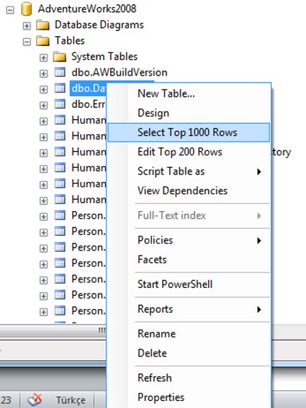 How To Change Default Value For Select Top 1000 Rows And Edit Top 200