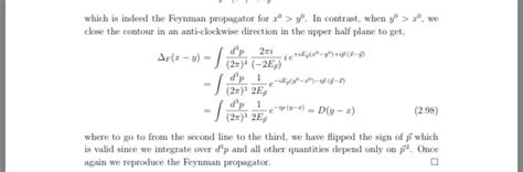 feynman propagator integral