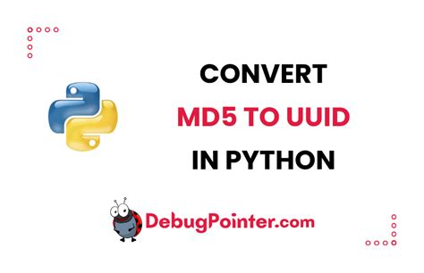 convert md5 to uuid in python
