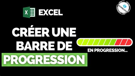 Créer Un Graphique Barre De Progression Dans Excel Facile And Rapide Youtube