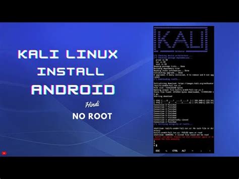 How To Install Kali Linux In Android No Root Fsociety YouTube