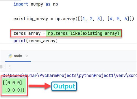 NumPy Zeros In Python 6 Examples Python Guides