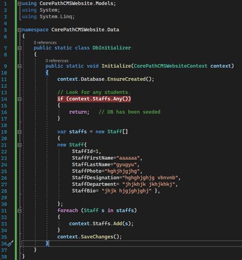 data seeding is not working with entity framework in asp core 6 mvc stack overflow