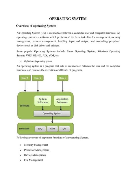 os notes pdf scheduling computing operating system