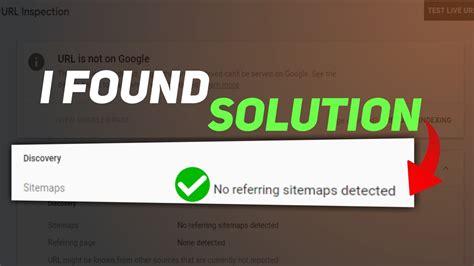 No Referring Sitemaps Detection Solution YouTube
