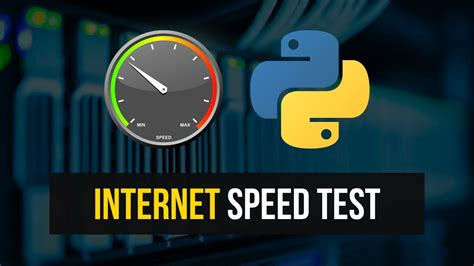Internet Speed Test With Python YouTube