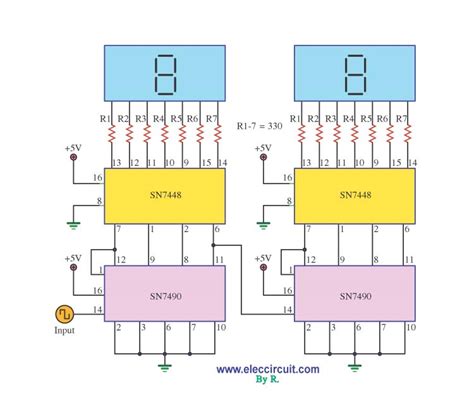 Circuit Diagram Of 2 Digit Digital Counter