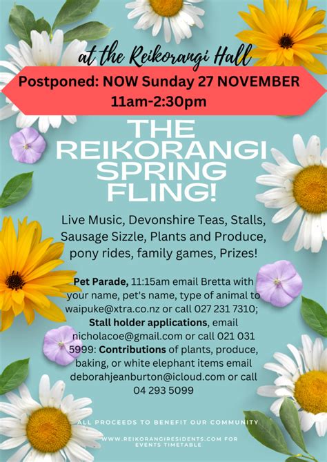 The Reikorangi Spring Fling Is Fun For All Porirua News News From