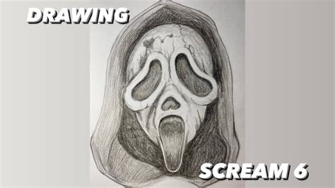 How To Draw Ghostface Scream 6 Youtube