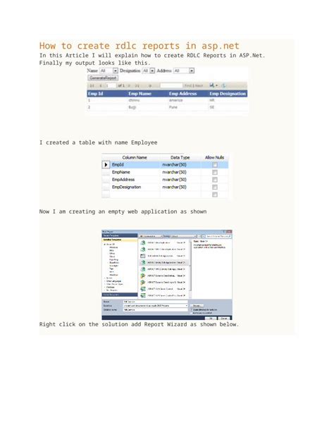 docx how to create rdlc reports in asp dokumen tips