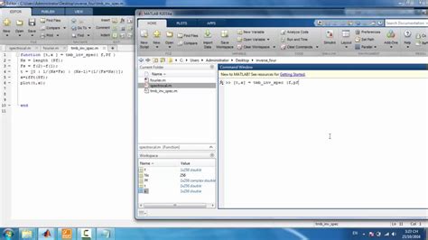 inverse fourier matlab youtube