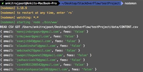 Node Js Fs CreateReadStream Getting A Different Path Than What S