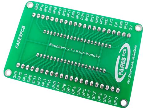 Raspberry Pi Pico Breakout Board Fares PCB