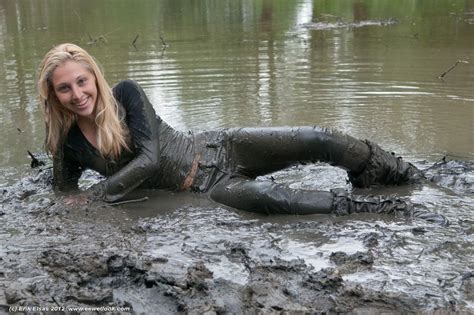 The Jeans Must Be Tight Wet Clothes Muddy Girl Mudding Girls