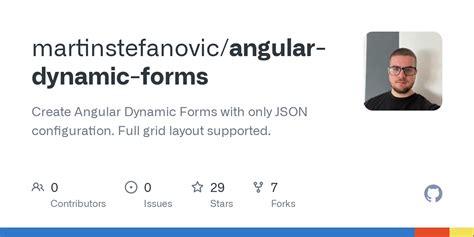 github martinstefanovic angular dynamic forms create angular dynamic forms with only json