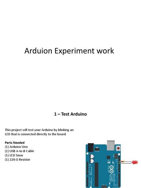 arduion experiment work pdf arduino computer hardware