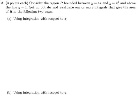 solved 3 3 points each consider the region r bounded