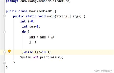 java do while循环 java的dowhile循环 csdn博客