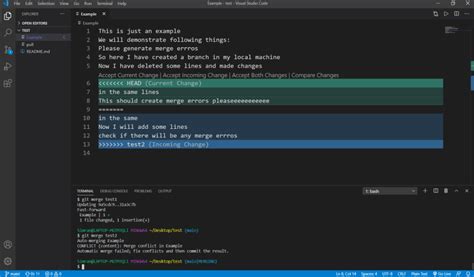 git merges and conflicts dev community 👩‍💻👨‍💻
