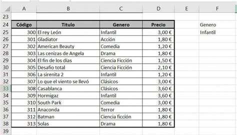 excel avanzado con ejemplos prácticos → funciones avanzadas en excel funciones de bases de