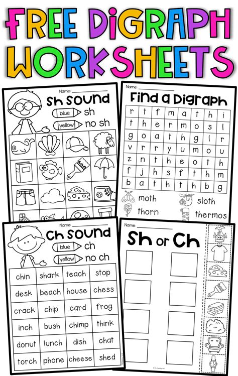 Sh And Ch Digraph Activities