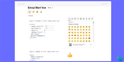 Picking Emoticons With The Emoji Mart Vue Component Vue Js Feed
