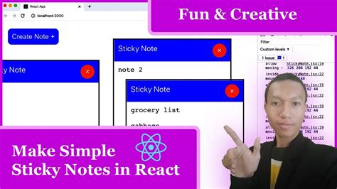 Make Sticky Notes With React JS React Sticky Notes YouTube