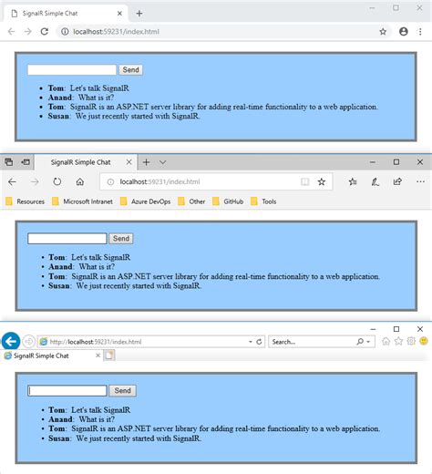 tutorial real time chat with signalr 2 microsoft learn